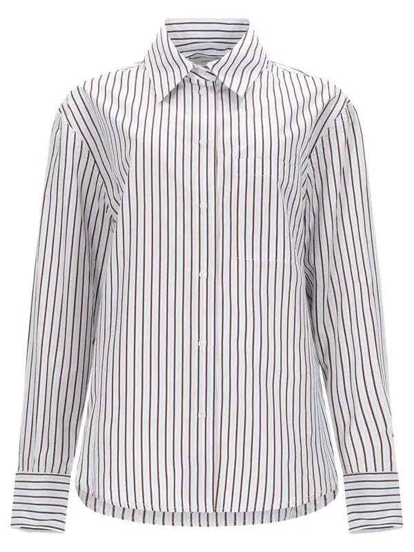 Loulou De Saison Maud Striped Cotton Shirt - Multicolour