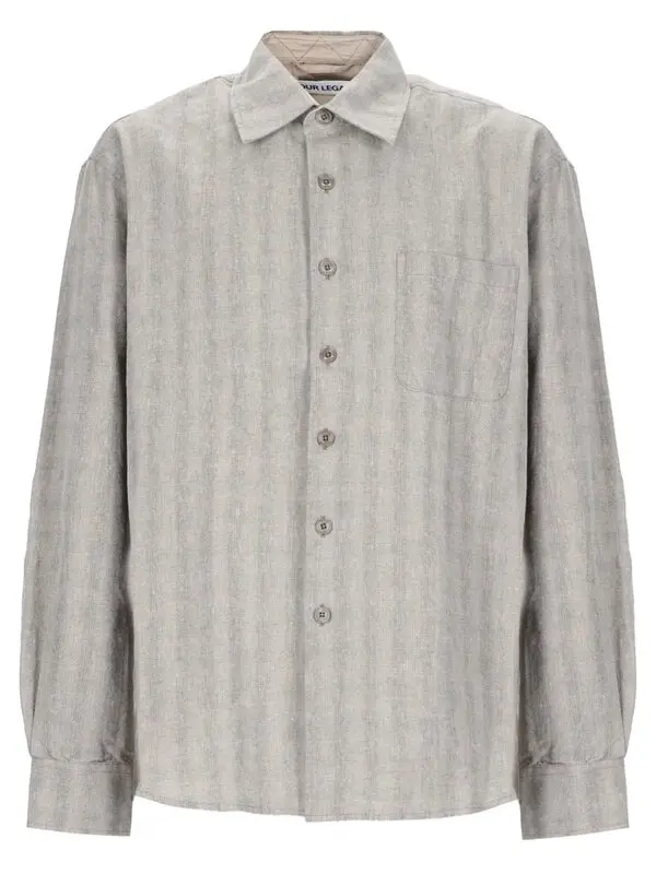 Our Legacy Cotton Linen Blend Shirt