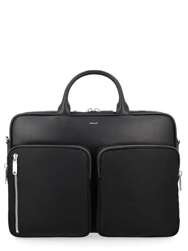 Bally Cartella Vogel Briefcase - Black