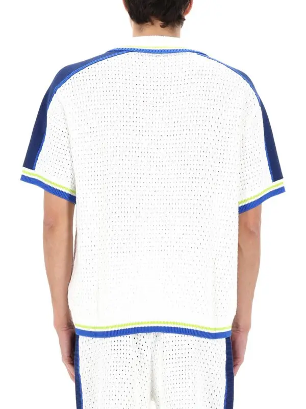 Casablanca Crochet Knit Shirt