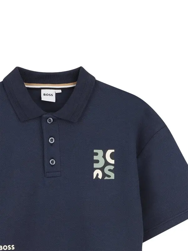 BOSS Polo Maniche Corte Con Logo