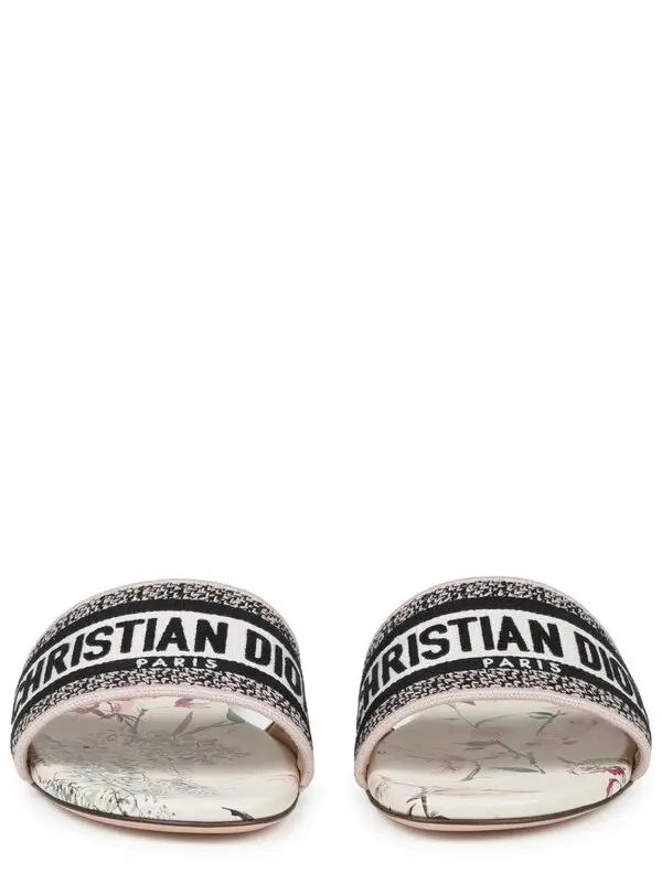 Dior Dway Logo Slides Made In Italy