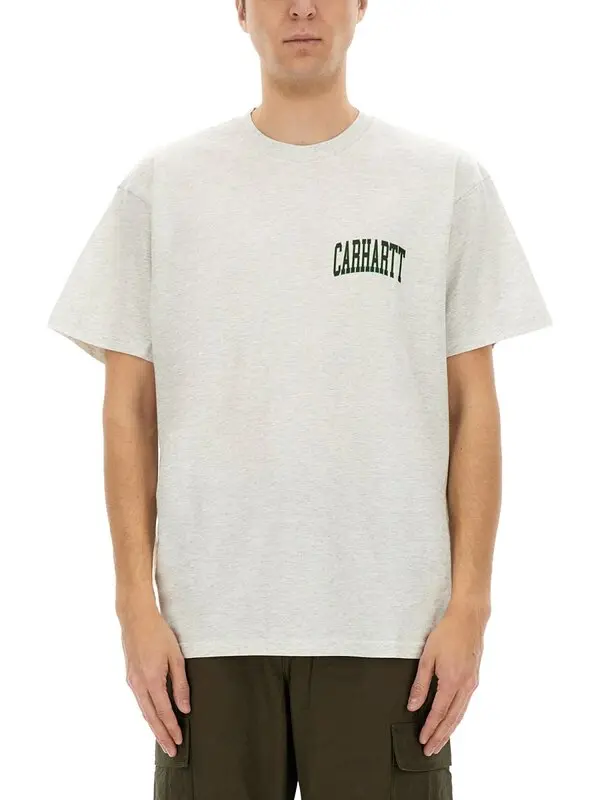 Carhartt Work In Progress Organic Cotton T-shirt With Graphic Logo