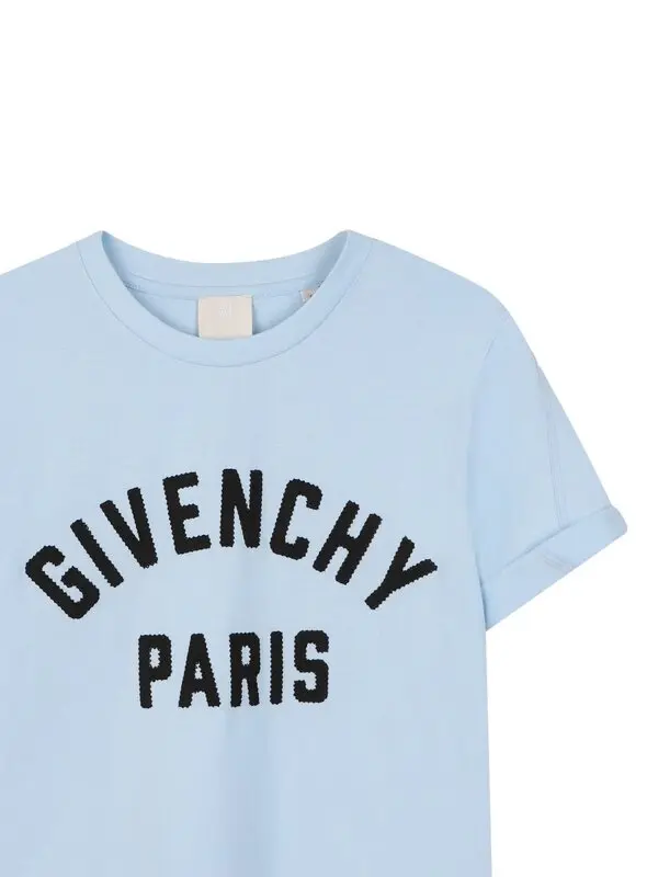 Givenchy Logo Print T-shirt - Blue