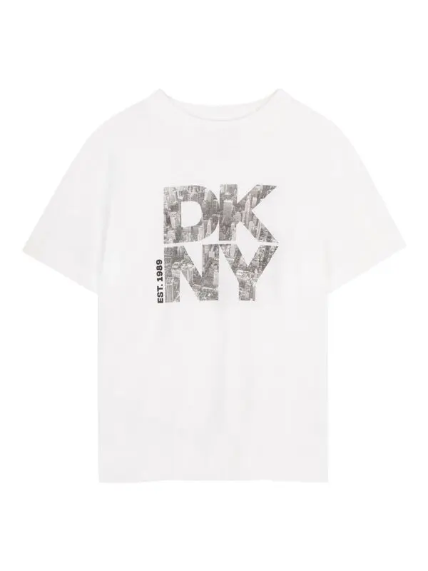 Dkny Graphic Logo T-shirt - White