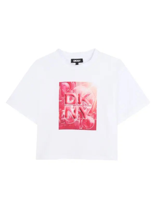 Dkny Graphic Print T-shirt - Multicolour