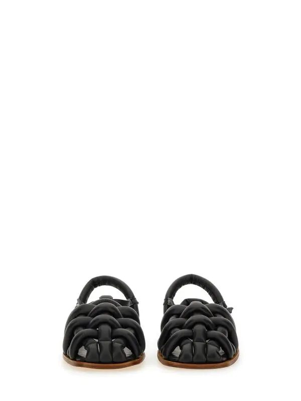 Hereu Cabersa 2 Leather Sandals - Black
