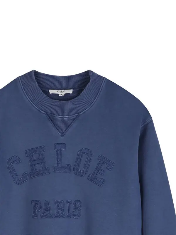 Chloé Logo Sweatshirt - White