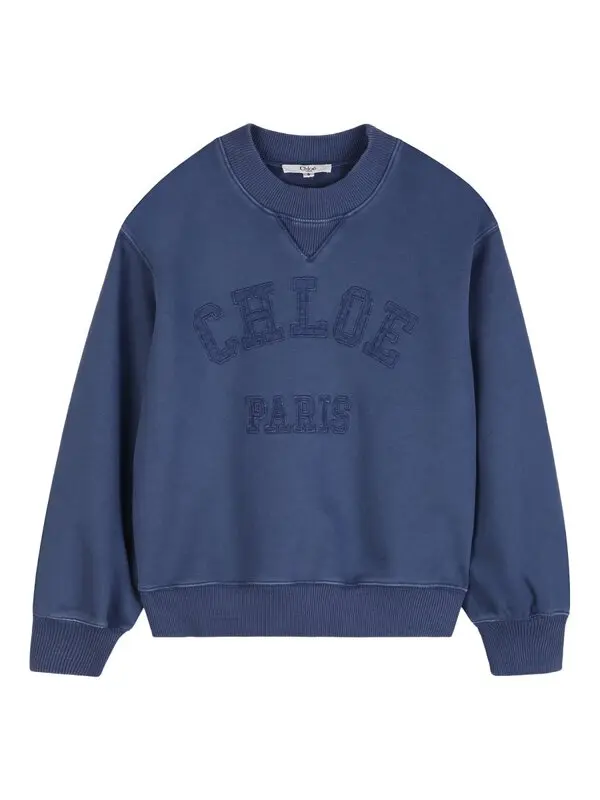 Chloé Logo Sweatshirt - White