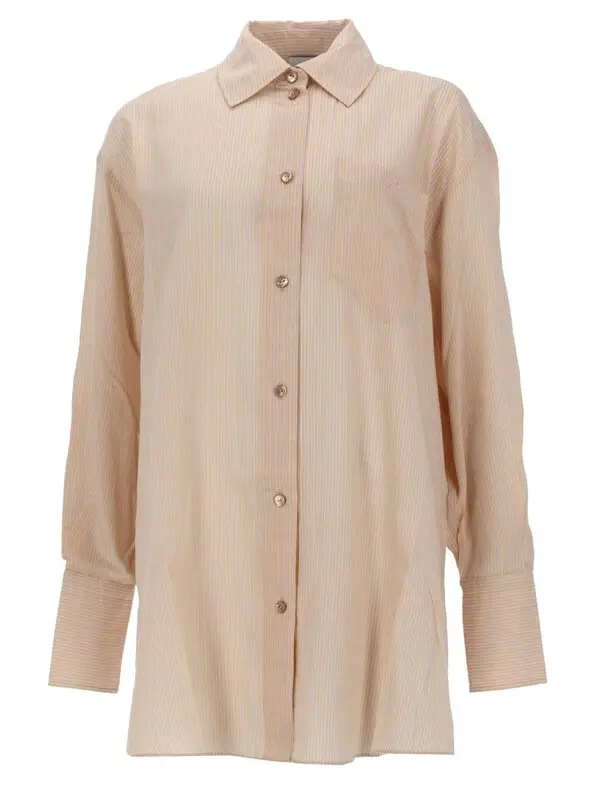 PATOU Silk Blend Beach Shirt