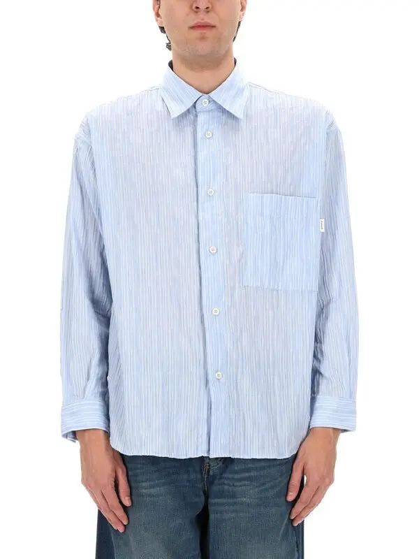 AMISH SUPPLIES Crinkled Cotton Blend Shirt