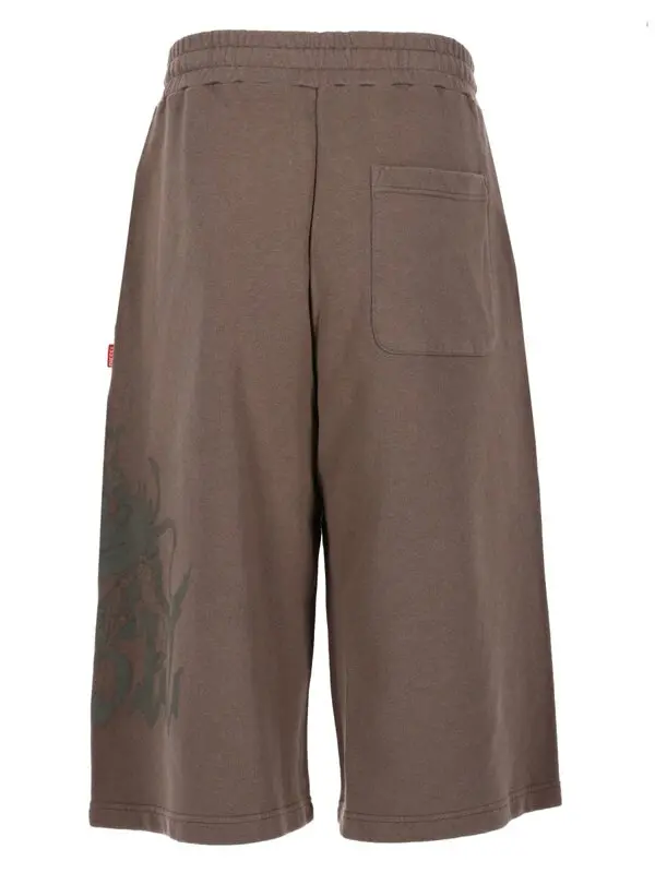 DIESEL® Printed Cotton And Hemp Shorts
