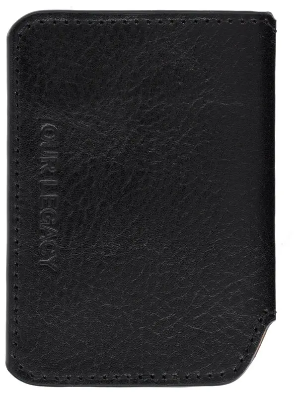 Our Legacy Leather Card Holder - Black