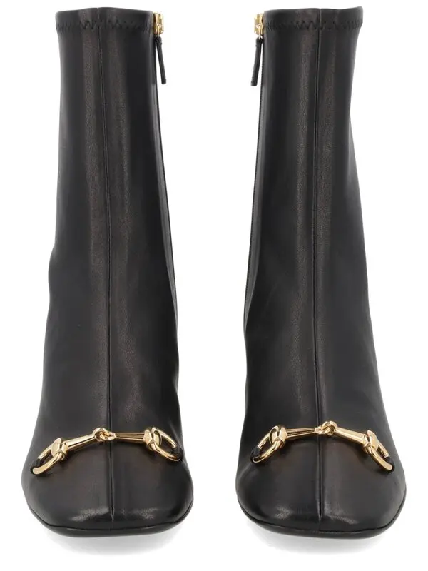 Gucci Ankle Boots With Horsebit Detail