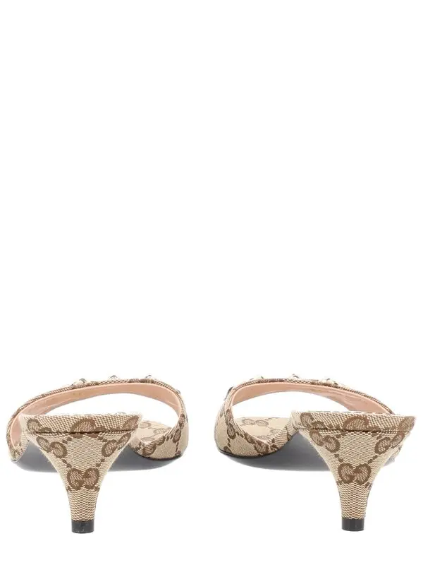 Gucci Horsebit Mules - Beige