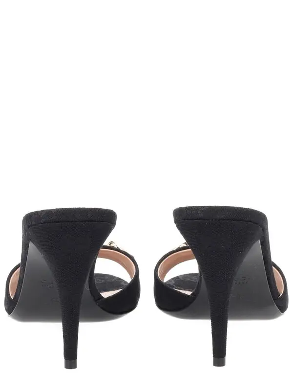 Gucci Horsebit High Heel Slide Sandals