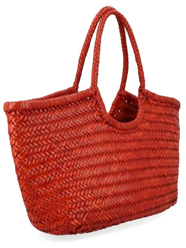 Dragon Diffusion Nantucket Large Woven Tote Bag - Orange