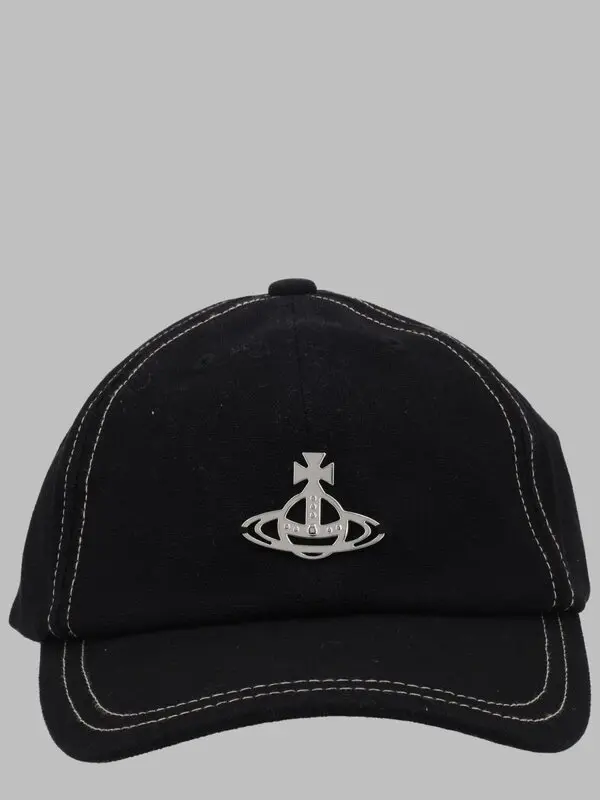 VIVIENNE WESTWOOD Edgewear Baseball Cap - Black