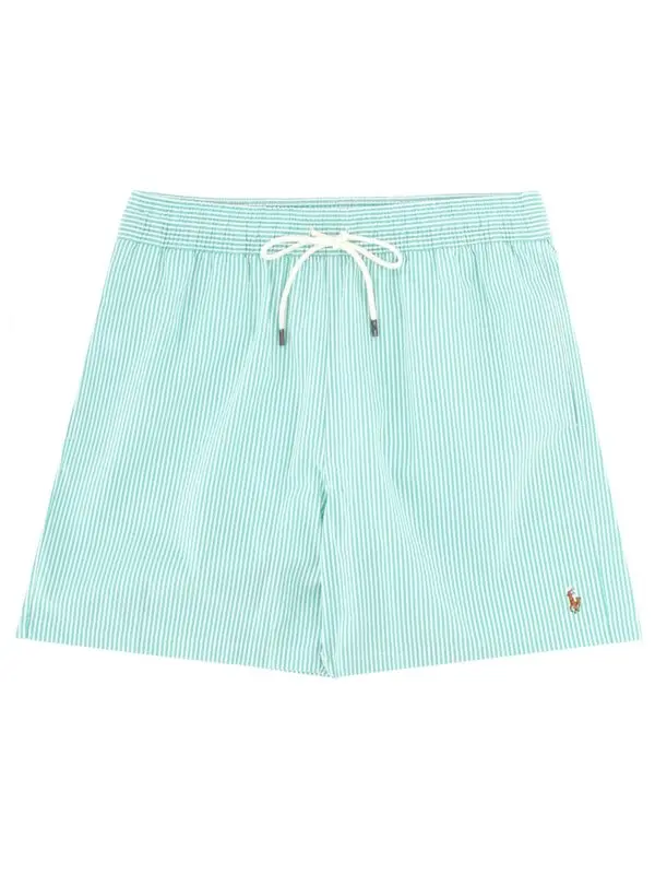 Polo Ralph Lauren Swim Shorts With Logo Detail - Green