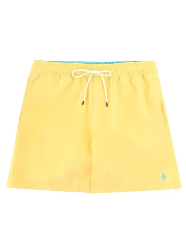 Polo Ralph Lauren Swim Trunks With Logo - Yellow