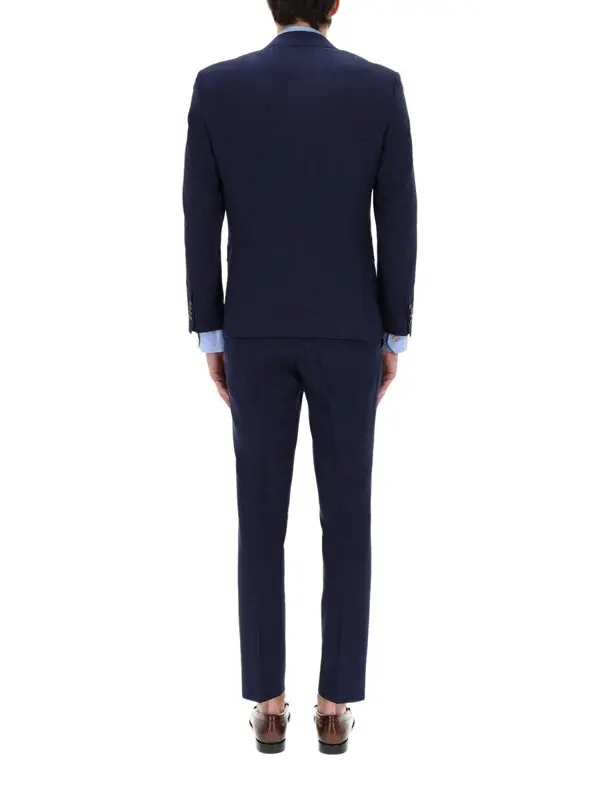 BOSS Two-piece Suit With Micro-pattern