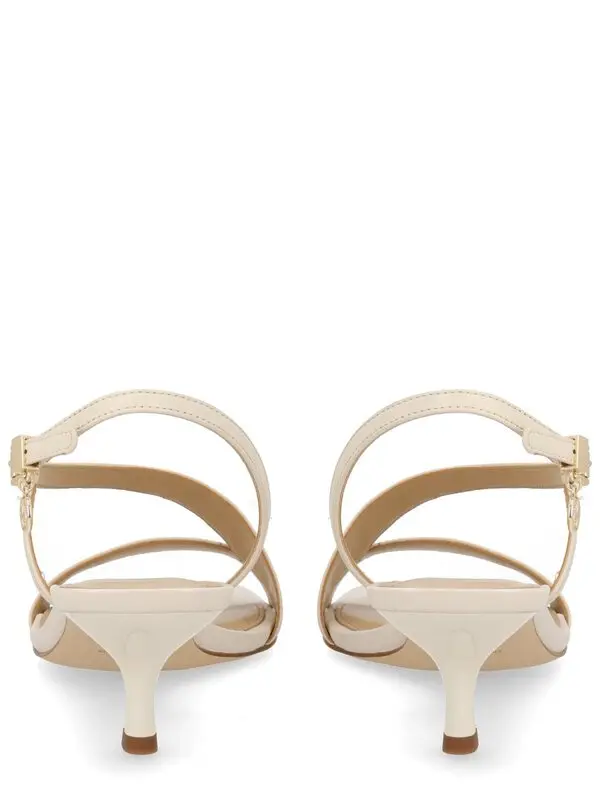Michael Kors Jaida Heeled Sandals - Ivory