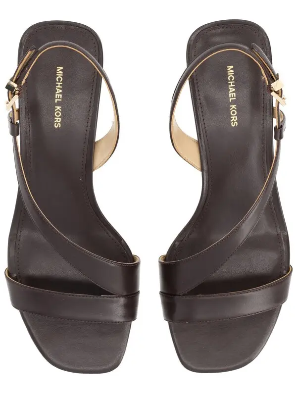 Michael Kors Jaida Heeled Sandals - Brown