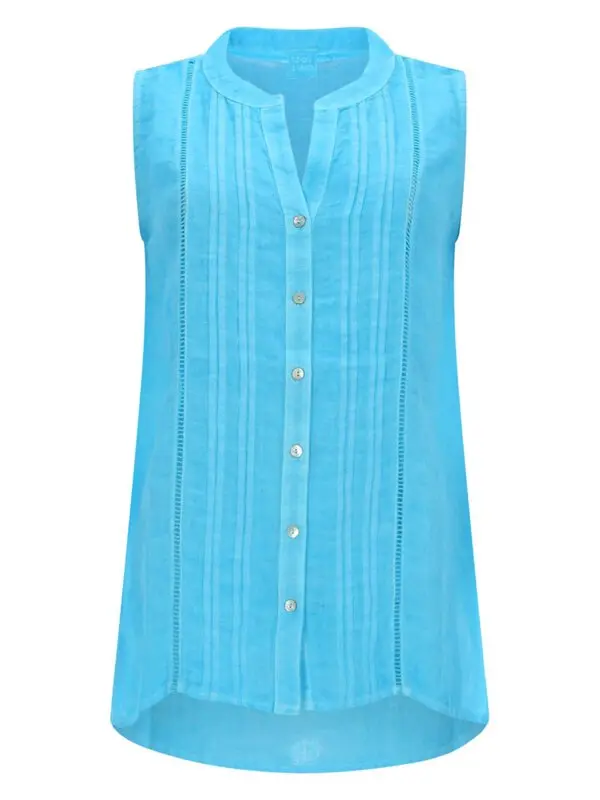 120% Lino Sleeveless Shirt