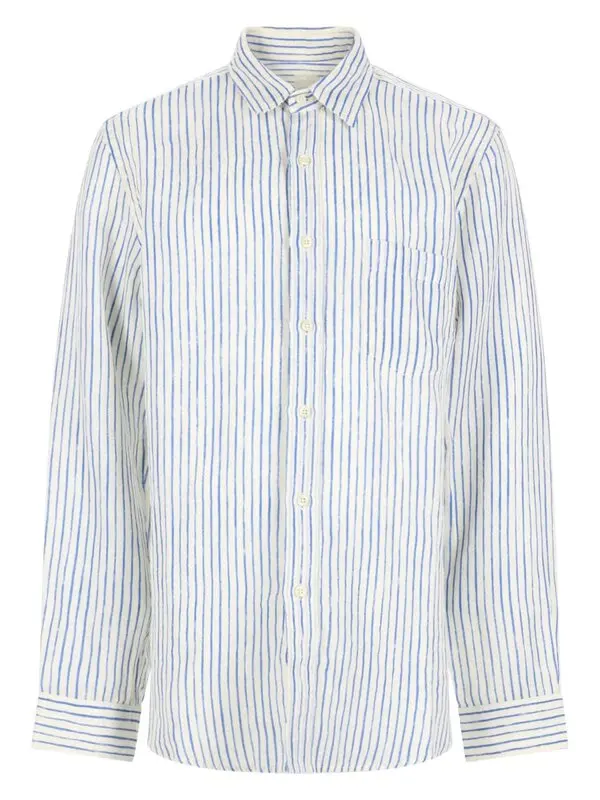 120% Lino Striped Linen Shirt
