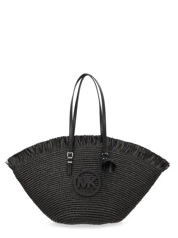 Michael Kors Woven Tote Bag - Black