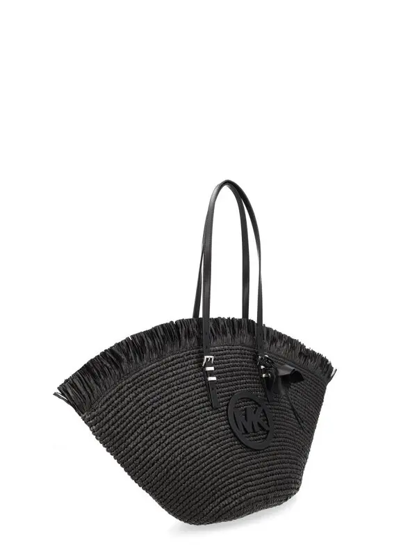 Michael Kors Woven Tote Bag - Black