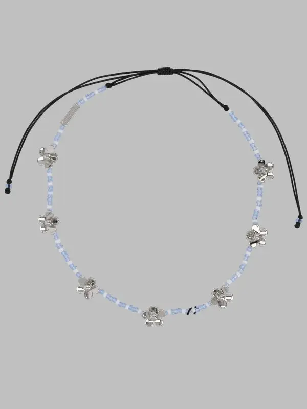 Marc Jacobs Daisy Charm Necklace - Silver