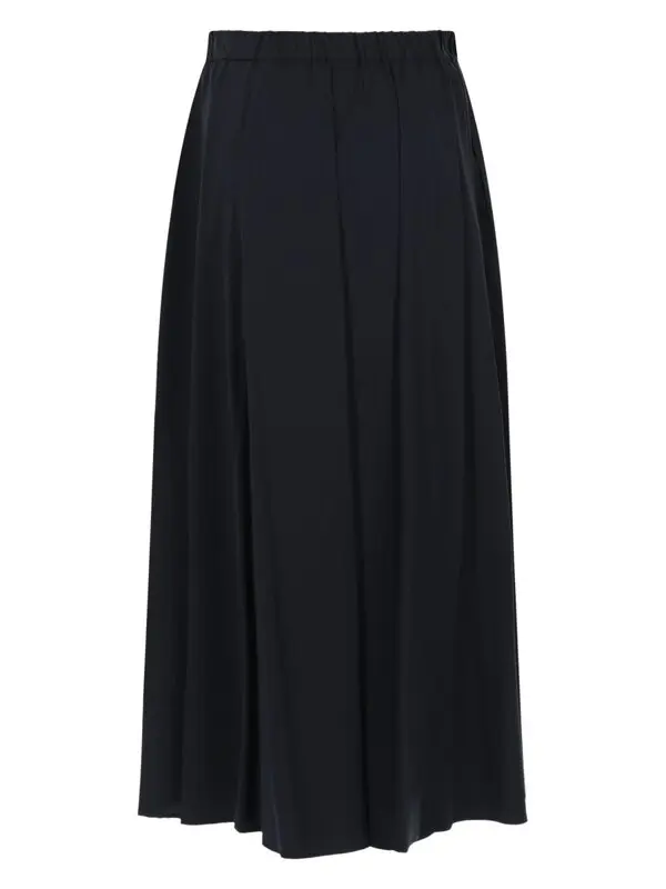 Aspesi Cotton And Stretch Nylon Skirt - Blue