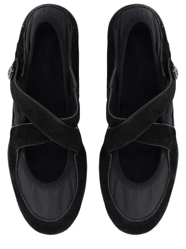 Tory Burch Romy Sport Mary Jane Ballerinas - Black