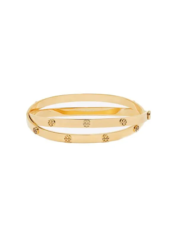 Tory Burch Icon Double Stacked Bracelets - Gold