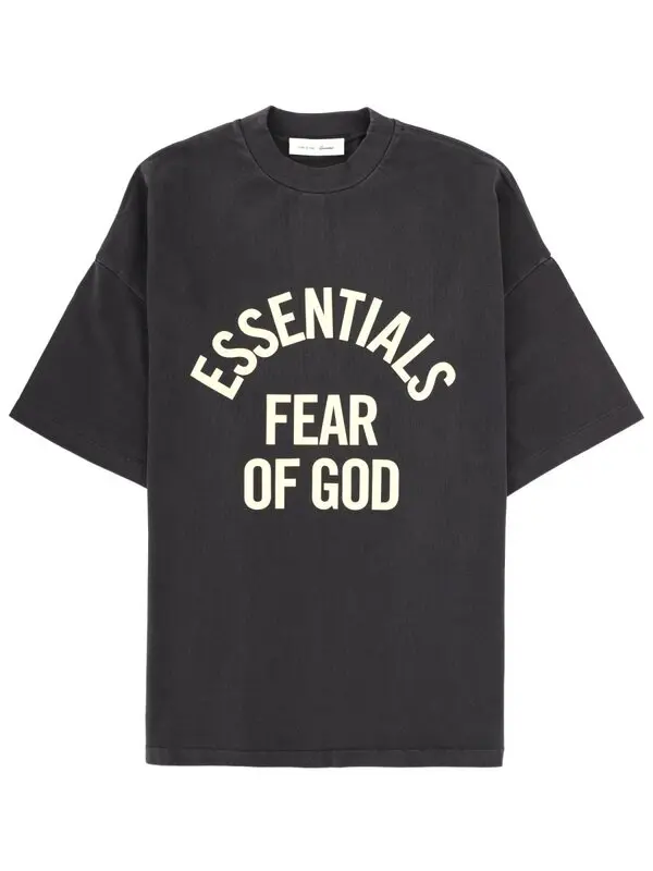 Fear Of God Campus 90's' Cotton T-shirt - Black