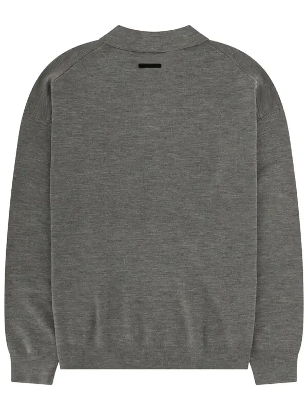 Fear Of God Long Sleeve Wool Polo