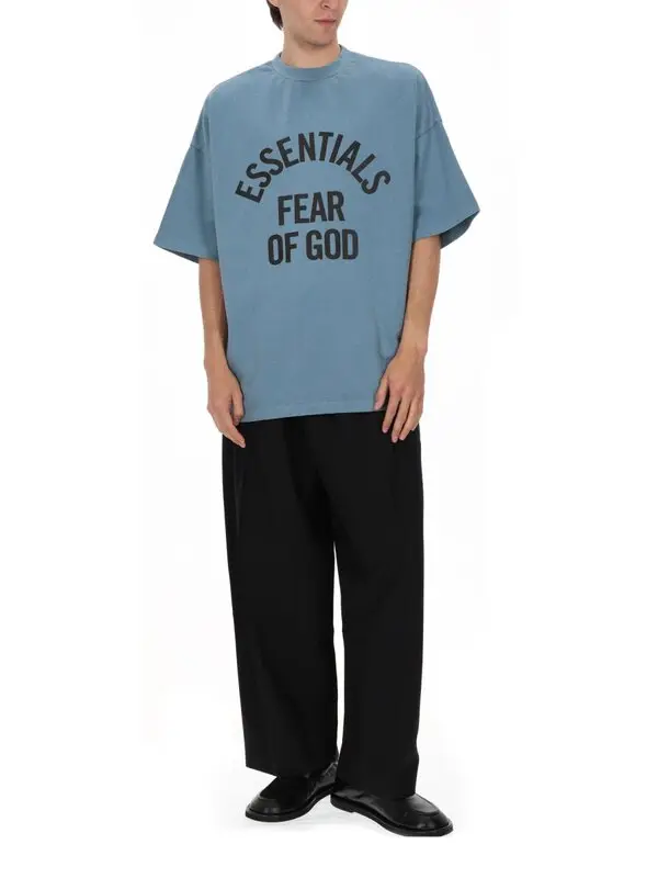 Fear Of God Campus 90's' T-shirt - Azure