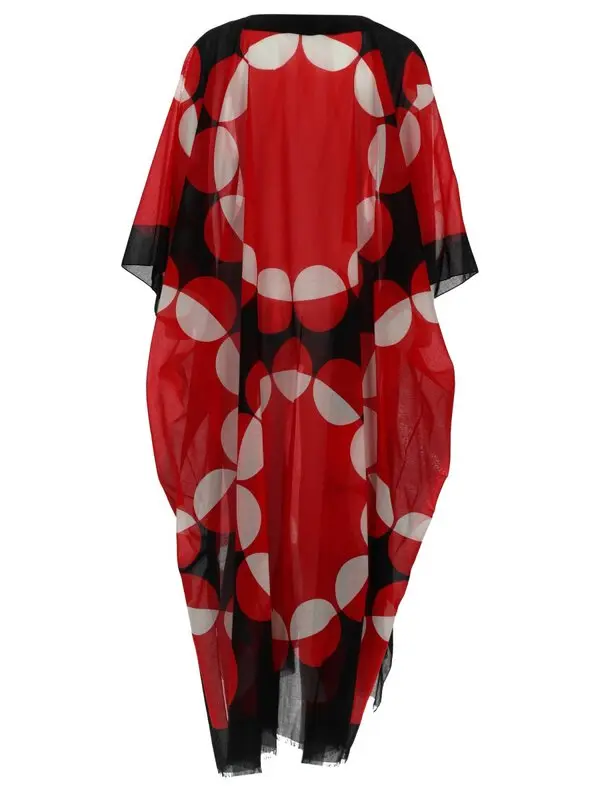Dries Van Noten Cartland' Kaftan With Print - Multicolour