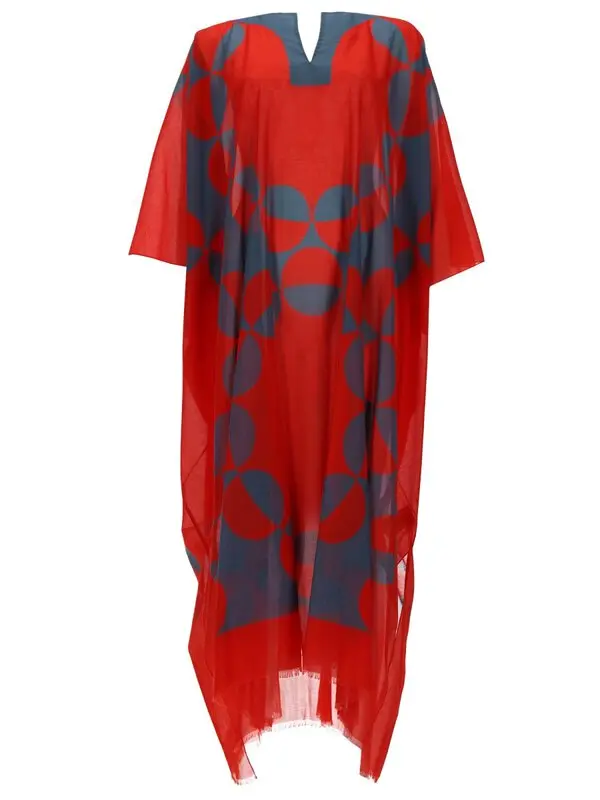 Dries Van Noten Cartland Printed Cotton Caftan - Multicolour
