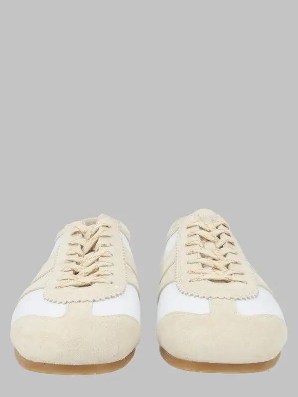Dries Van Noten Leather And Suede Sneakers - White