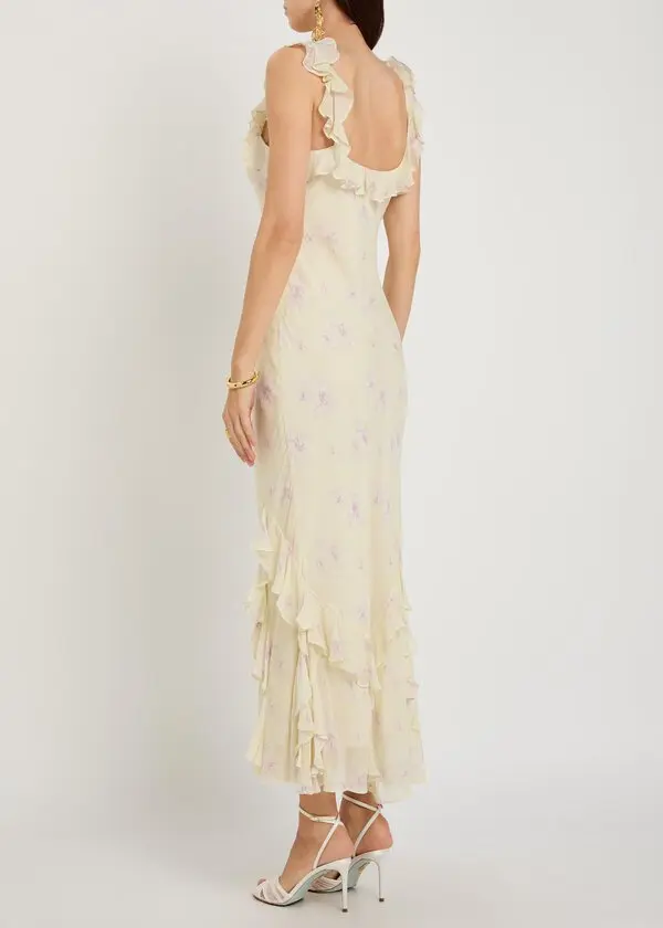 love shack fancy yellow maxi dress We finally got our hands on the Love Shack Fancy Rialto Dress in Yellow  Melon!  available for hire in size XS