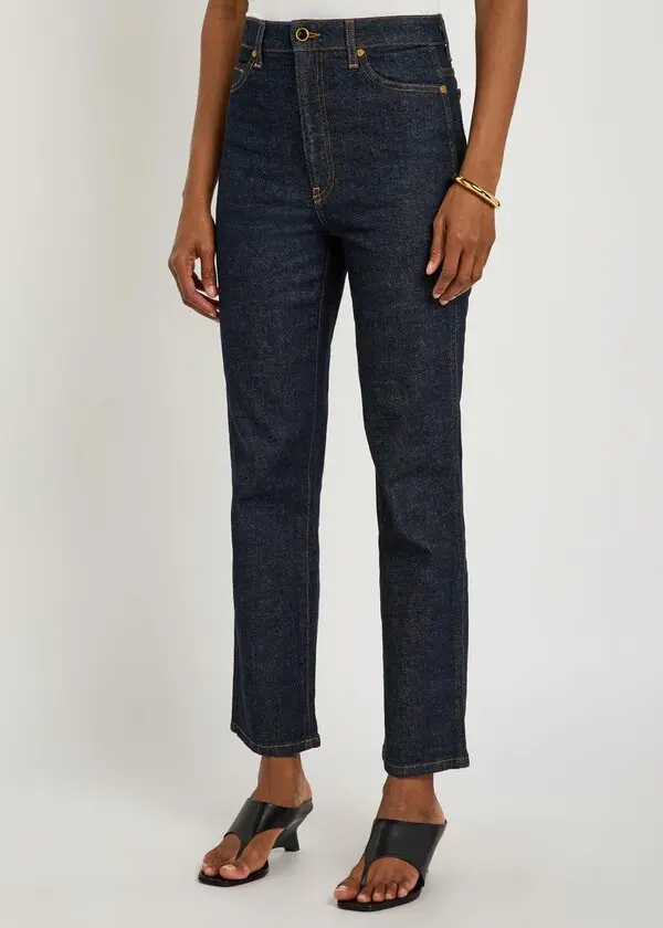 Khaite Abigail Slim Straight-leg Jeans