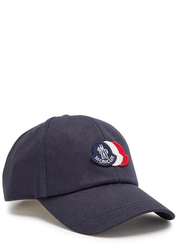Moncler Twill Cap - Navy