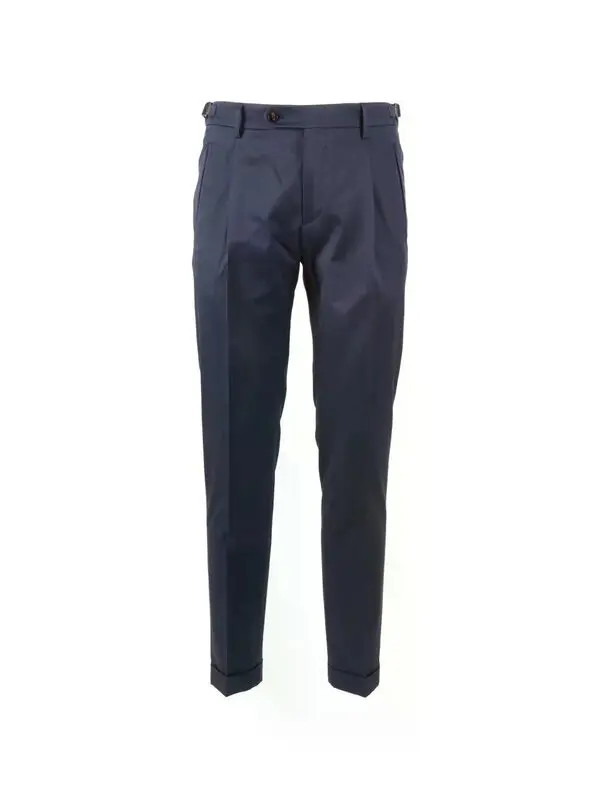 BERWICH Retrolong Herringbone Tailored Trousers