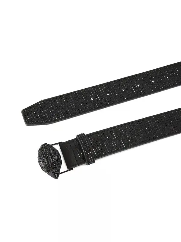 Kurt Geiger Crystal Embellished Eagle Head Belt