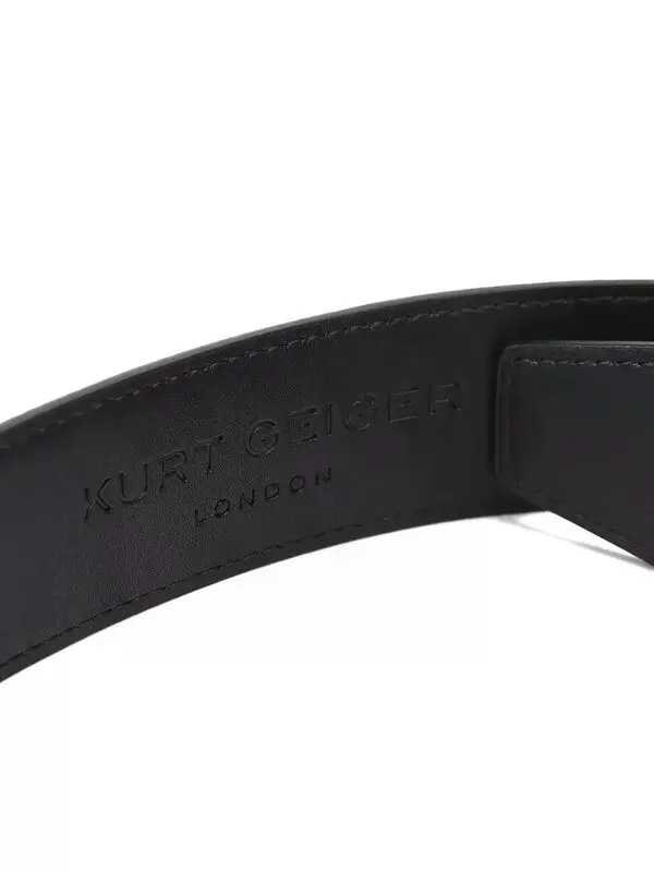 Kurt Geiger Crystal Embellished Eagle Head Belt