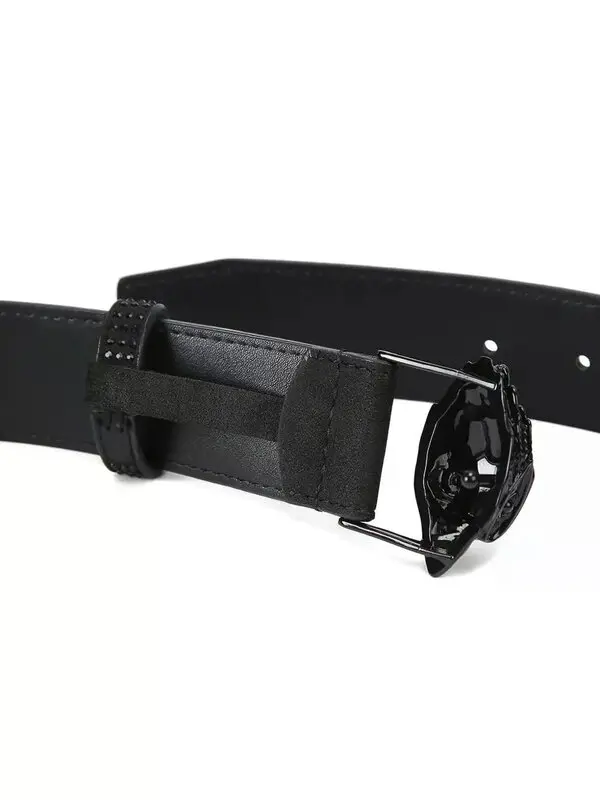 Kurt Geiger Crystal Embellished Eagle Head Belt