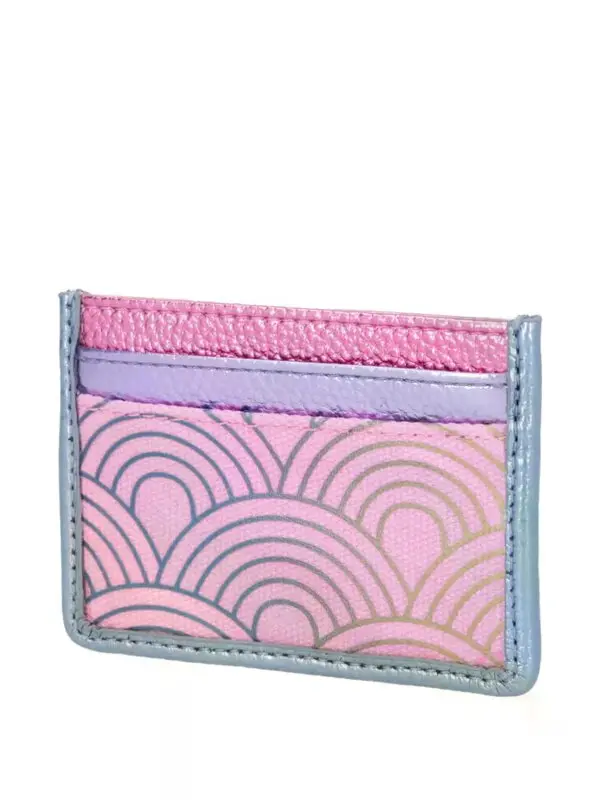 Kurt Geiger Southbank Metallic-effect Card Holder - Pink