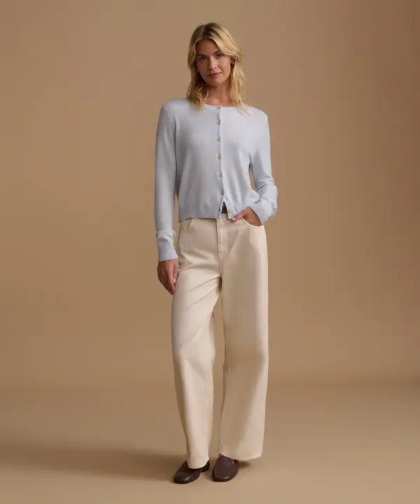 Jenni Kayne Flynn Cashmere Cardigan - Blue